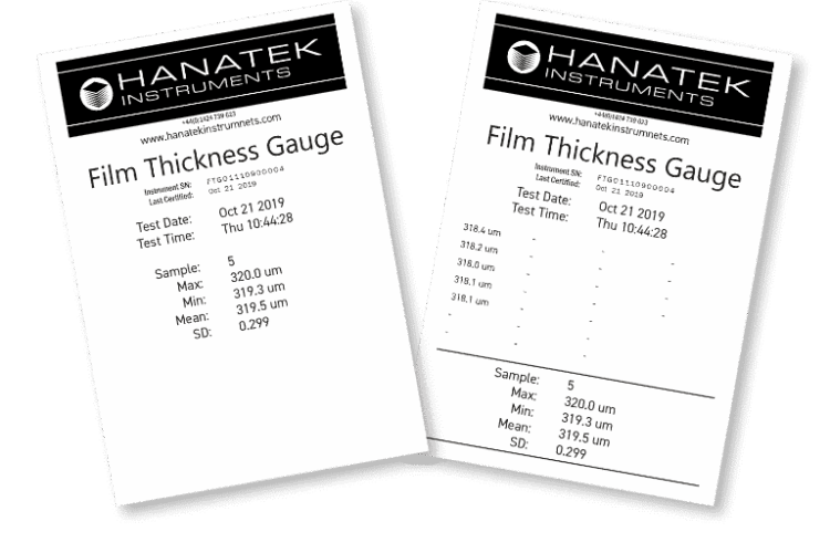 Hanatek Precision Thickness Gauge (FT3) - Rhopoint Americas